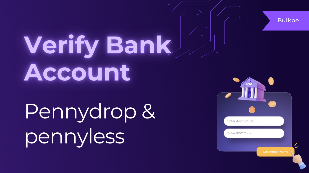 Instant Bank Account Verification | Get Account Holder Name | Penny ...
